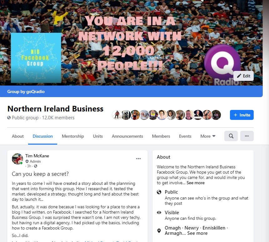 ABOUT – Digital Marketing | Tim McKane Communications | Northern Ireland
